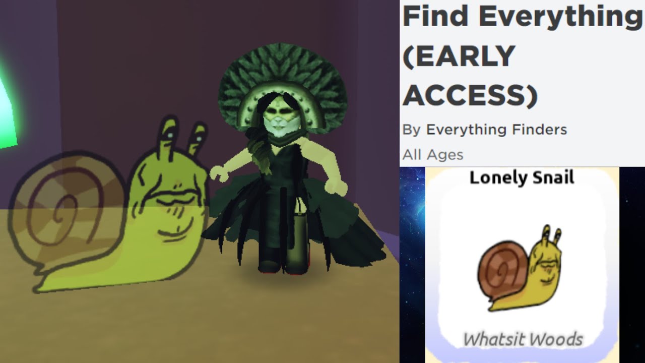 [OUTDATED] How To Find The Lonely Snail In Find Everything by ...