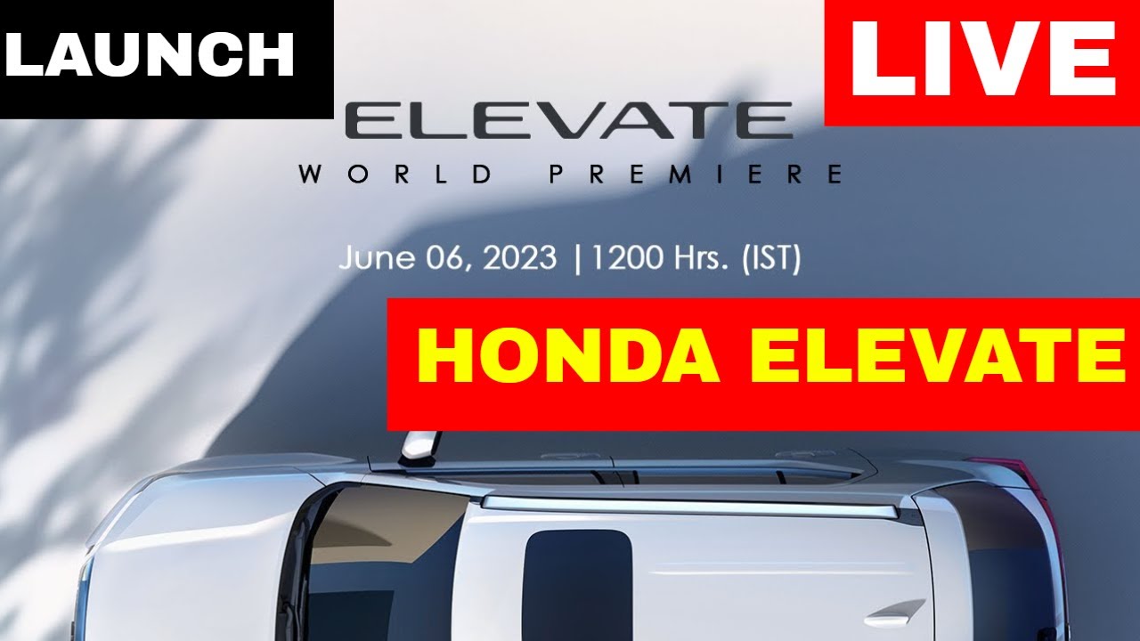Honda elevate suv |Live launch|honda elevate launch date in india| world premiere|honda elevate ...