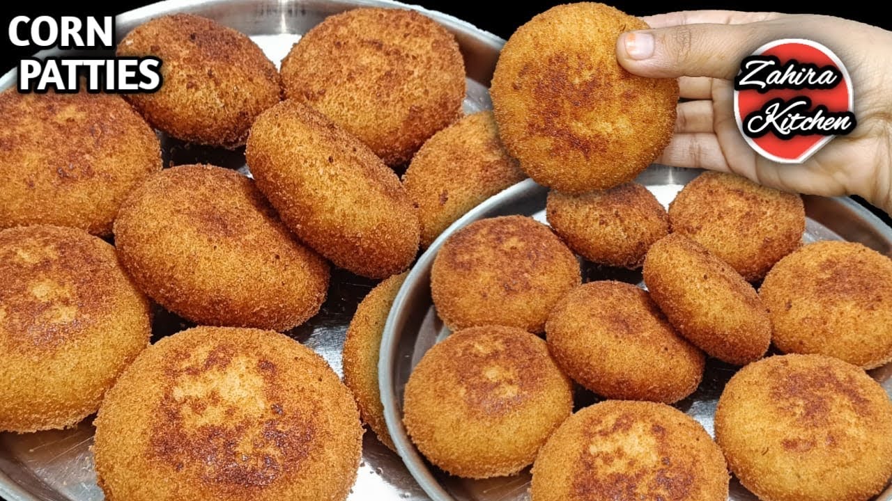 Corn Pattice Recipe | Potato Corn Pattice Recipe / Corn Cutlet Recipe ...