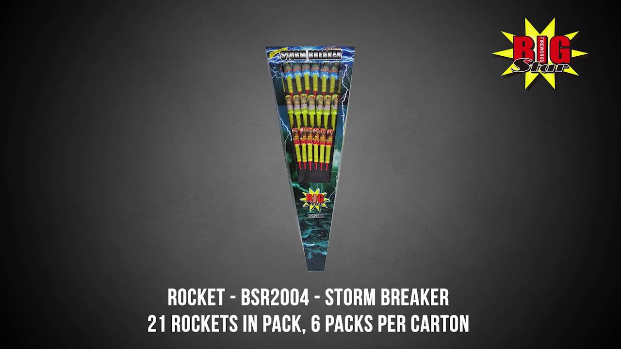 Big Star Fireworks - Rocket - BSR2004 - Storm Breaker - YouTube