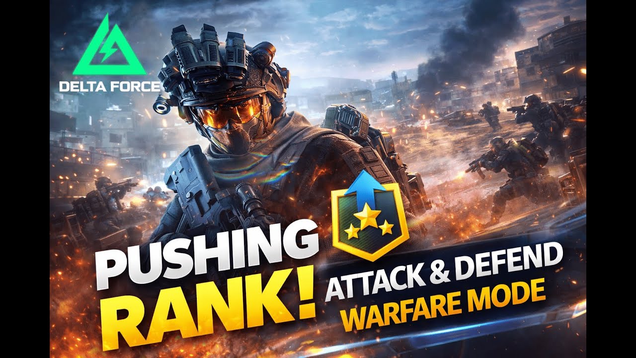 🔴 LIVE: MARSHAL Rank Push | Delta Force Warfare ⚔️ Attack & Defend ...