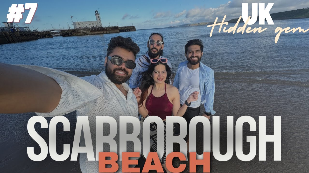 Scarborough beach | Best beach in Yorkshire? | Uk hidden gem | Dhruv dev Vlogs - YouTube