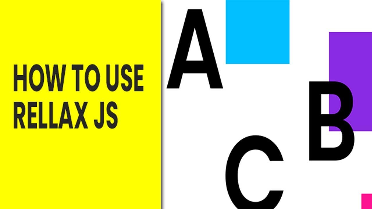 How To Use Rellax Js Jquery Plugins Youtube 4982