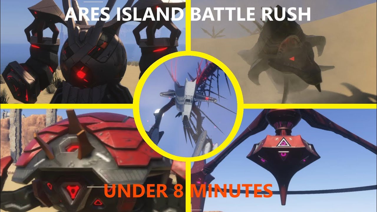 Ares Island Battle Rush: Remastered - complete under 8 minutes - YouTube