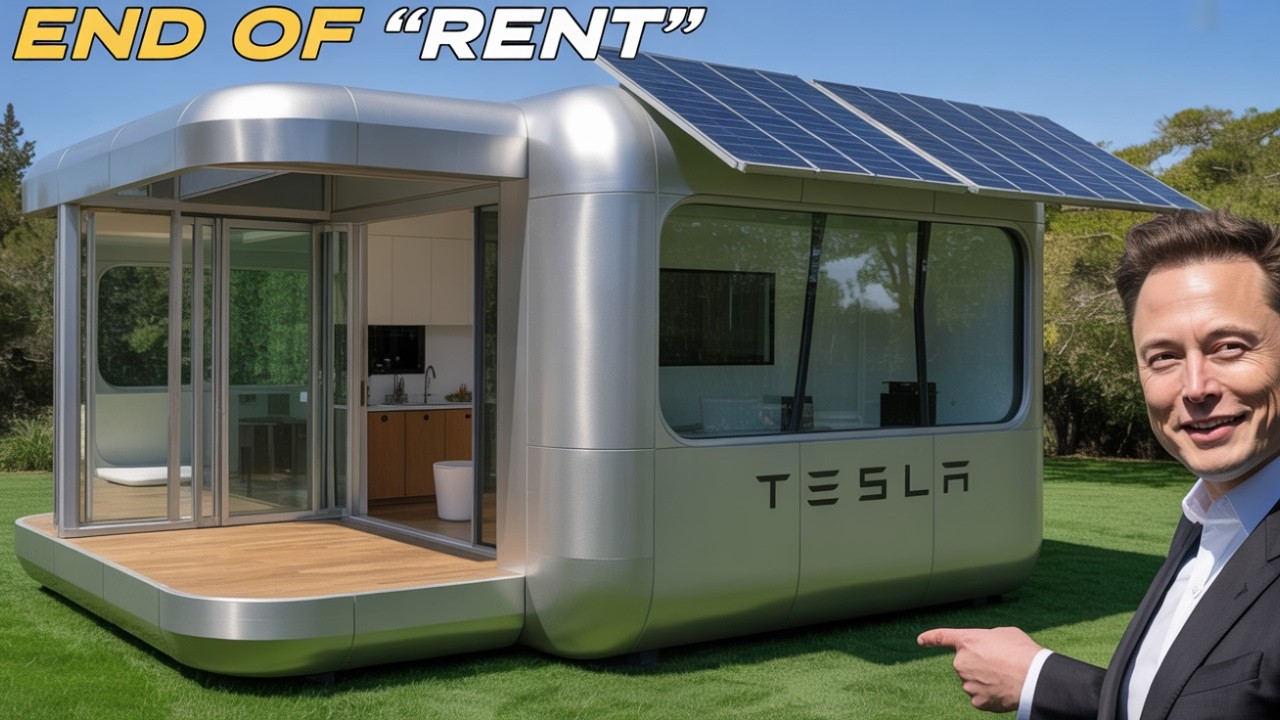 Tesla's New House Will Blow Your Mind! #tinyhouse #house - YouTube
