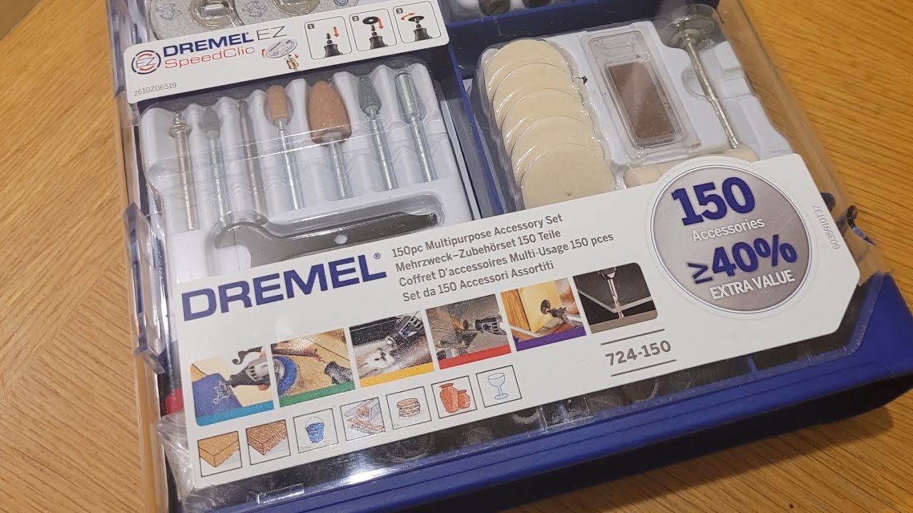 Dremel 150 accessory kit... - YouTube