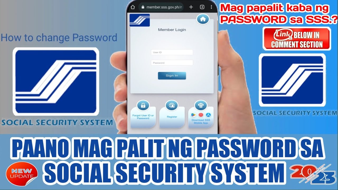 HOW TO CHANGE PASSWORD SSS ACCOUNT ON MOBILE DEVICE | PAANO MAG PALIT ...