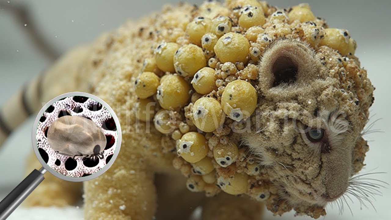 This White Tiger Cub’s Fur Becomes a Breeding Ground for Barnacle ...