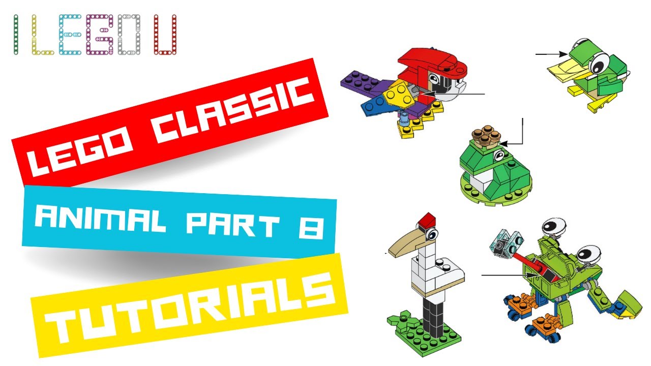 LEGO CLASSIC Animal Part 8 Building Instructions - LEGO BIRD, DUCK ...