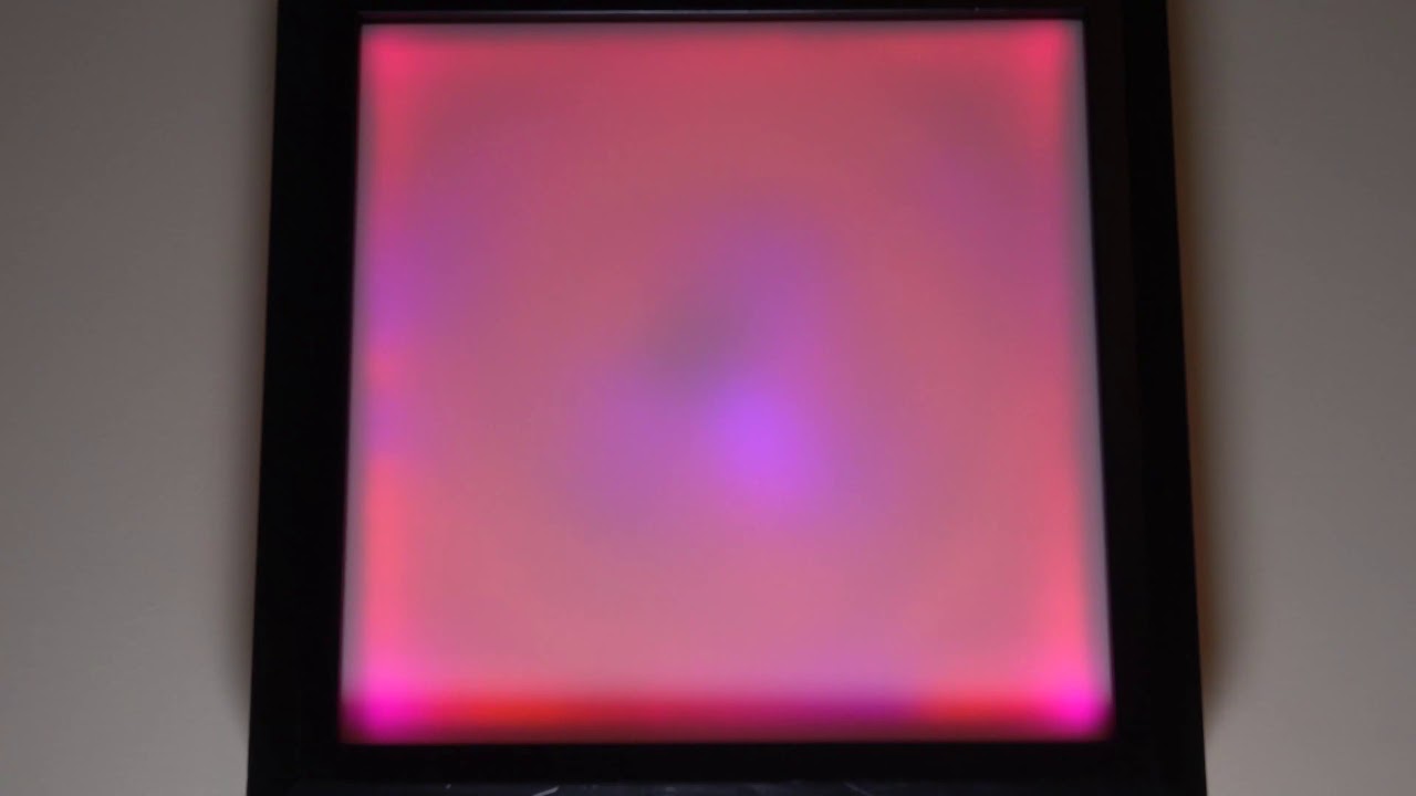 audio reactive LED panel - YouTube