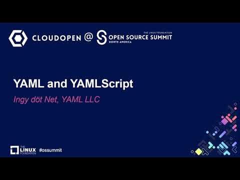 YAML and YAMLScript - Ingy döt Net, YAML LLC - YouTube