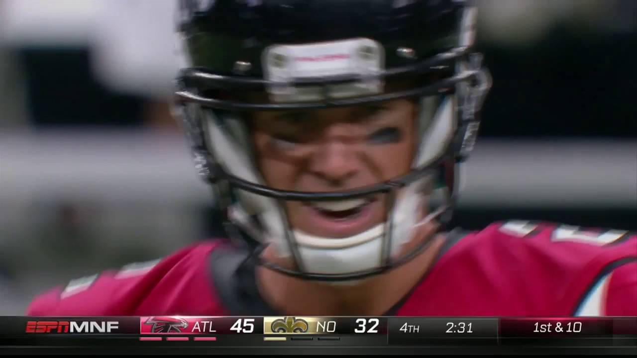 Matt Ryan's Run Blocking FAIL! | Falcons vs. Saints | NFL - YouTube