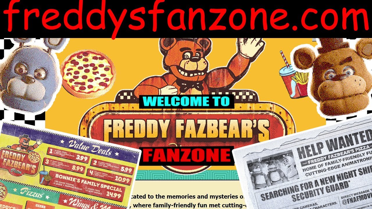 NUEVA PÁGINA WEB ARG de la PELÍCULA DE FNAF | ANÁLISIS y SECRETOS ...