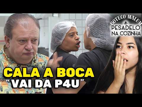 🔥NOVA TEMPORADA: BARRACO ENTRE FUNCIONÁRIAS em PESADELO NA COZINHA - Boteco Malum