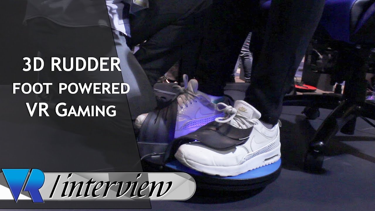 Foot Powered VR Controller to Stop Motion Sickness: 3DRudder - YouTube