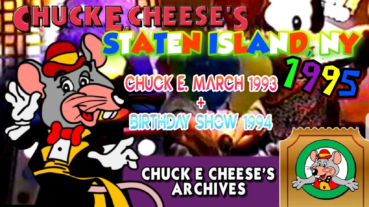 CEC Archive: Chuck E Cheese's in Staten Island, NY 1995 (RTD) - YouTube