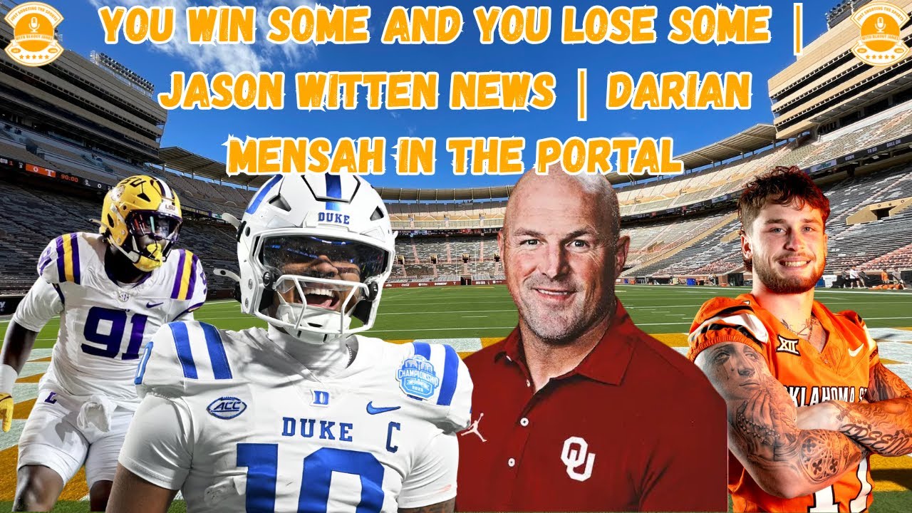 TENNESSEE LOSES COMMITMENTS | JASON WITTEN | DARIAN MENSAH IN THE ...