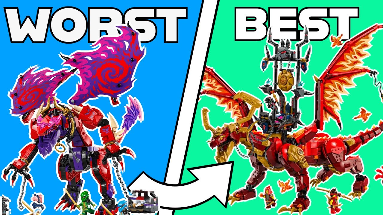 RANKING ALL Ninjago Dragons Rising DRAGONS! - YouTube