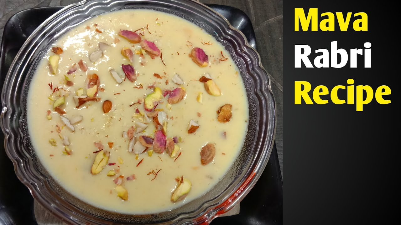 Mava Rabdi Recipe | Rabdi Recipes 2022 - YouTube