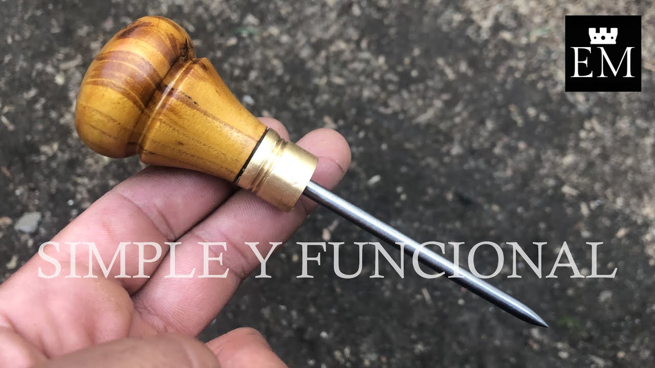 HERRAMIENTAS CASERAS :COMO HACER UN PUNZÓN - YouTube