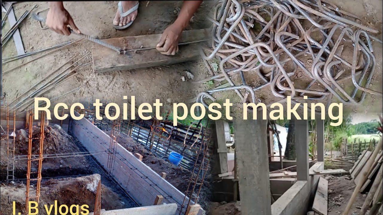 rcc toilet posts ring making - YouTube
