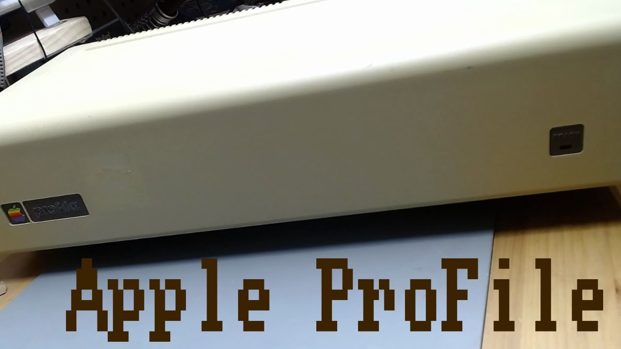 Replacing the smoke in a vintage Apple ProFile Hard Disk Drive - YouTube