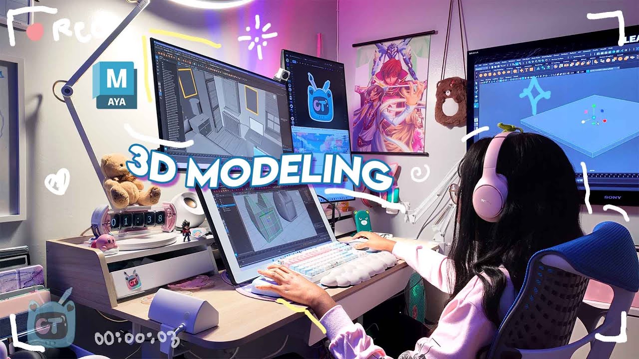 Midterm Stress 😩 Animation Student Vlog ️ Homework Grind 🥲 - YouTube