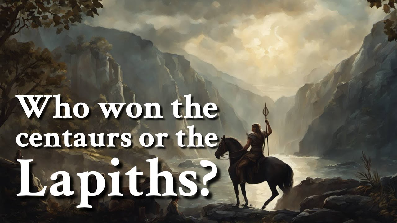 Who won the centaurs or the Lapiths? Greek Mythology Story - YouTube