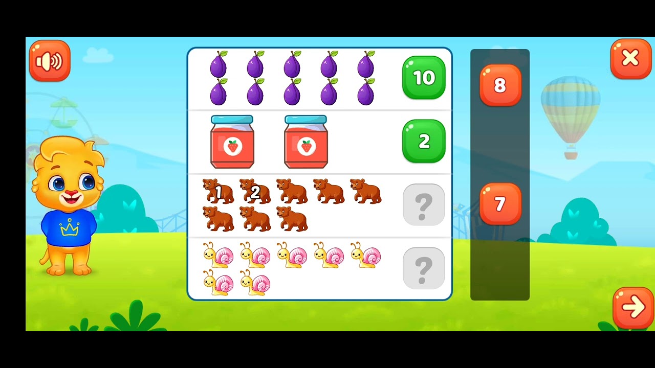 #match the number with picture #match #picture #learning ...