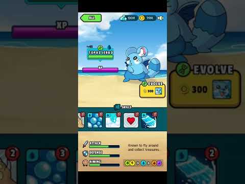 evolution topaz jerbo in Dynamons world game #pokemon #ytshorts #pikachu