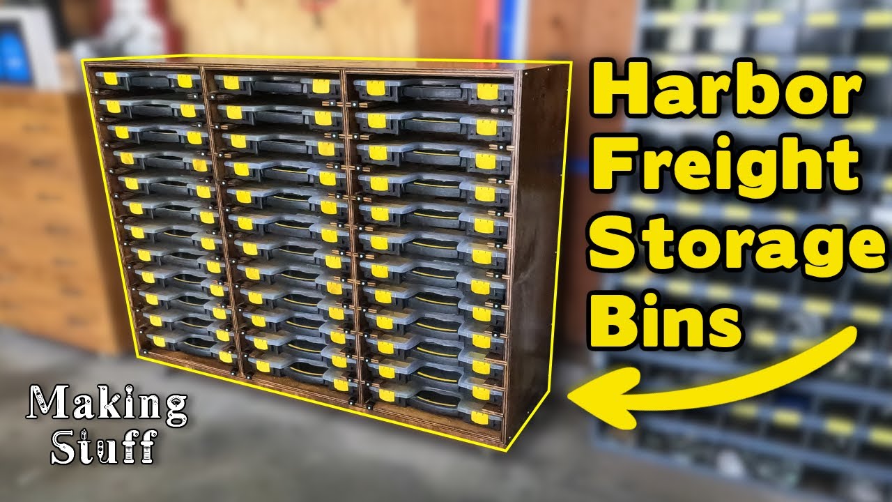 DIY Harbor Freight Storage Bin Rack - Sortimo On A Budget - YouTube