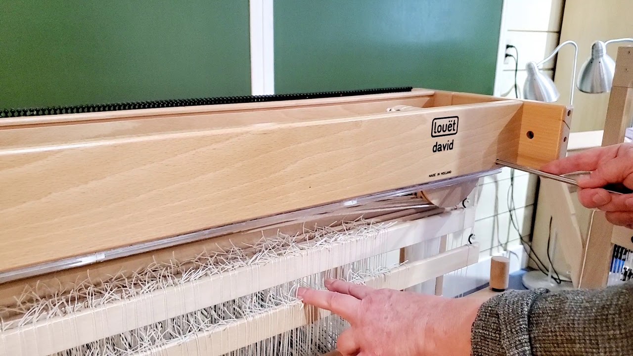 Louet David Loom Locking Pin - YouTube