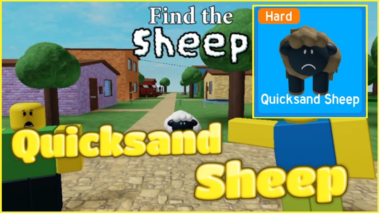 How to find the Quicksand Sheep - Roblox - Find the Sheep! - YouTube