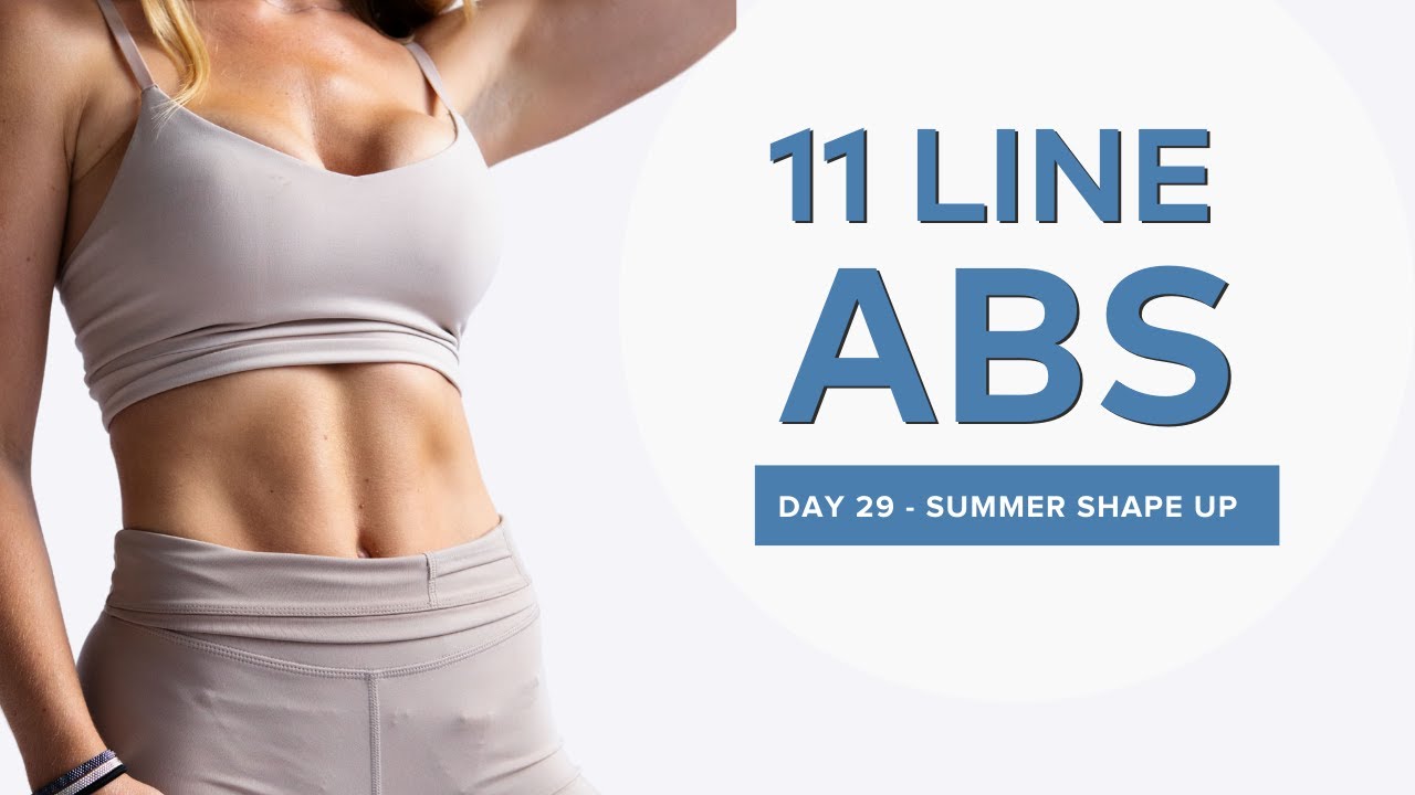 Flat Stomach At Home, No Equipment - Day 29 Summer Shape Up Challenge - YouTube