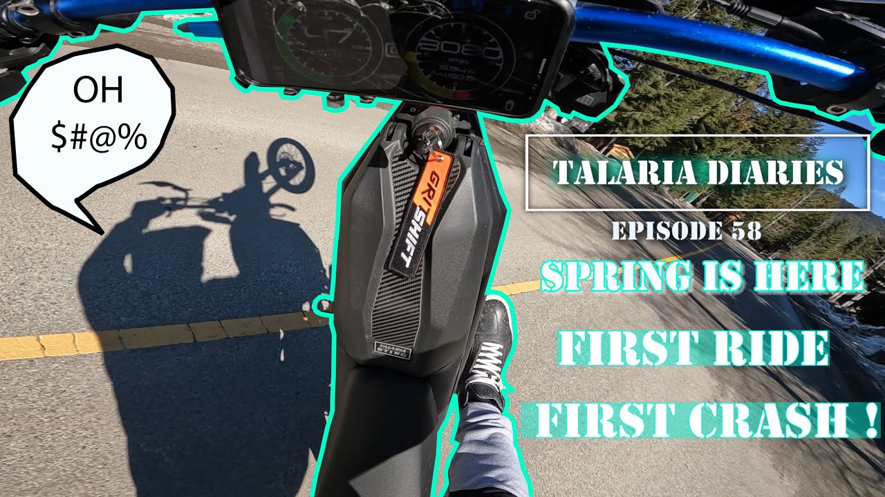 SPRING TIME first RIDE first CRASH - TALAIRA DIARIES - SE2- EP1 LUDA ...