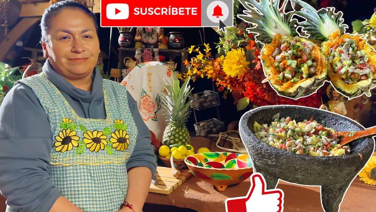 Ceviche De Piña Estilo Maria Tavares | DELICIOSO 🍍🦐 - YouTube