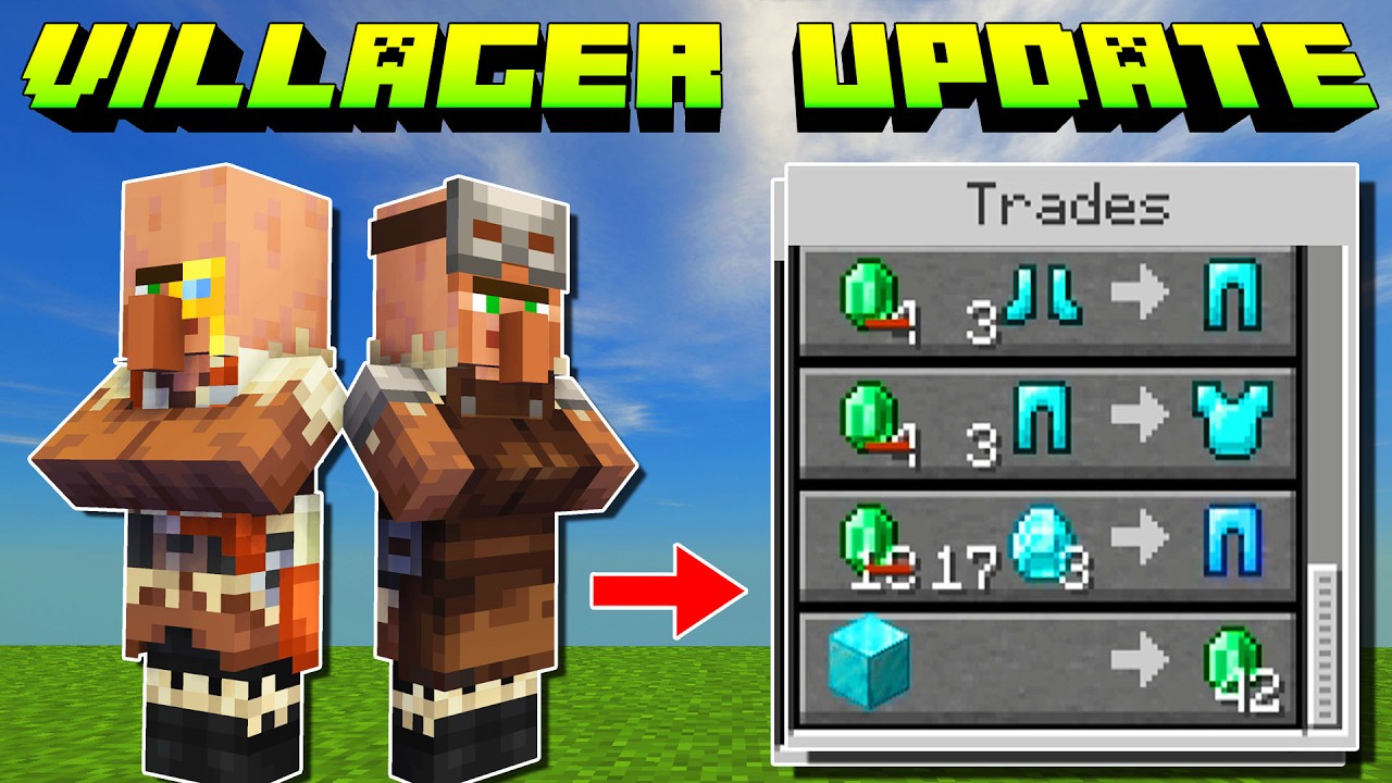 NEUES KONTROVERSES VILLAGER UPDATE! Minecraft Snapshot 1.20.2 ...