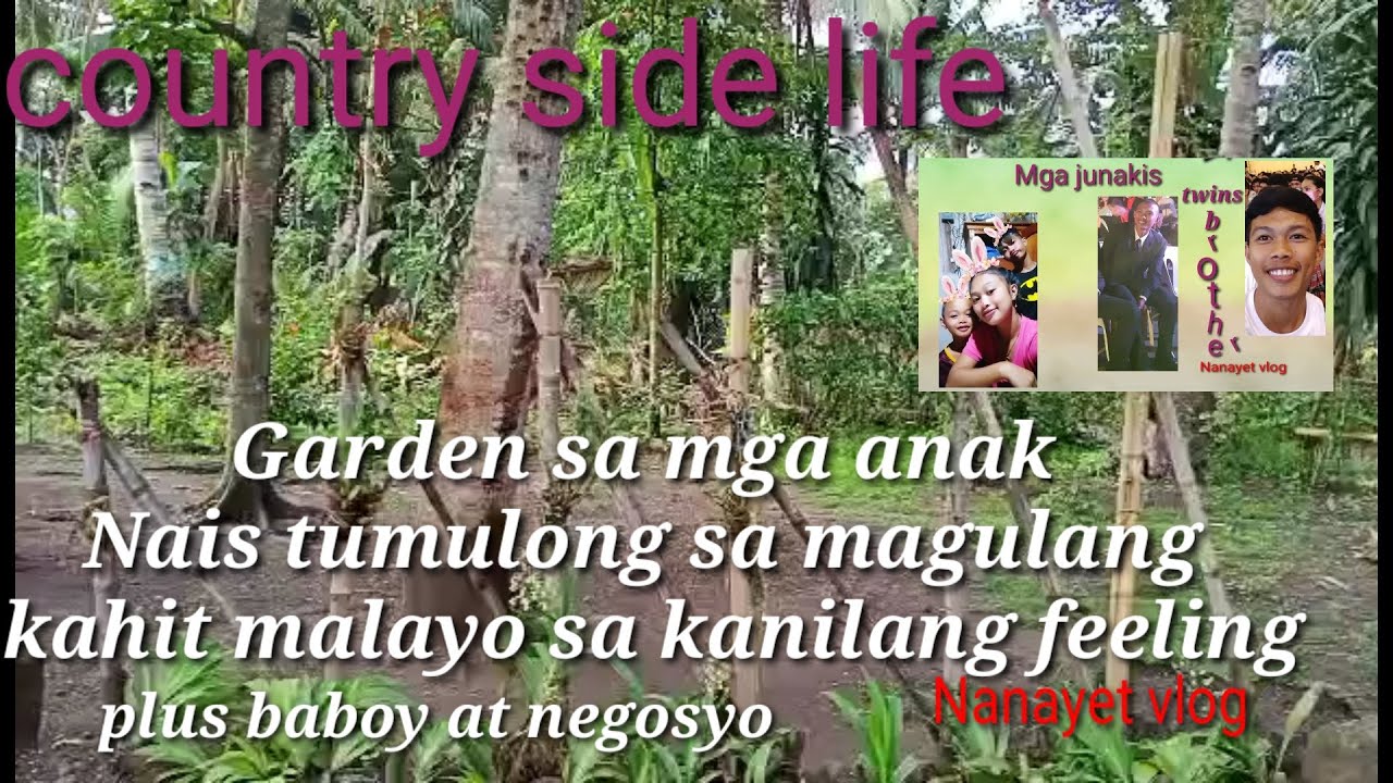 COUNTRY SIDE LIFE WITH MY CHILDRENS GARDEN - YouTube