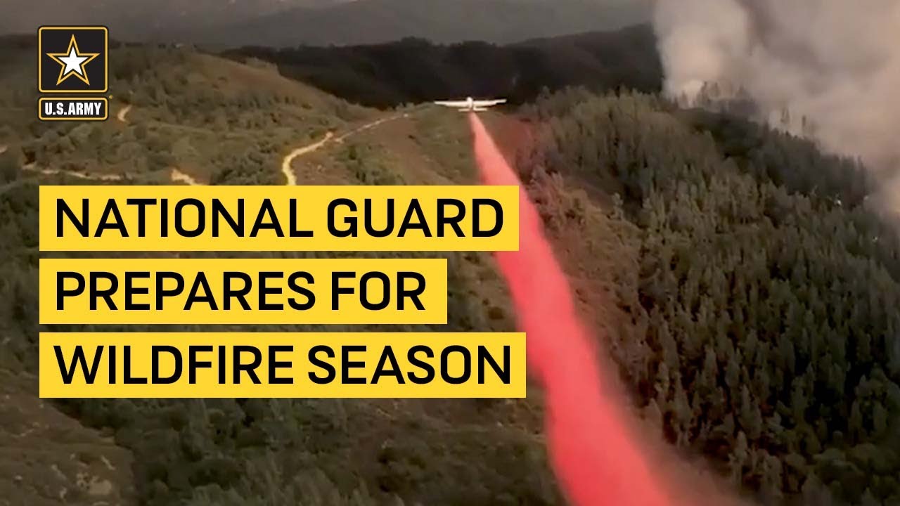 Over 400 National Guard Members Prepare for Wildfire Season - YouTube