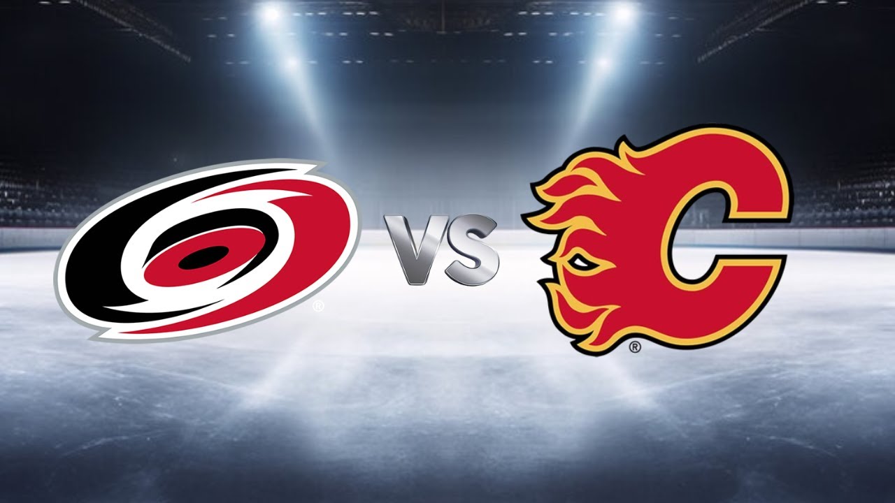 Carolina Hurricanes (21-9) vs Calgary Flames (7-20-1) - YouTube