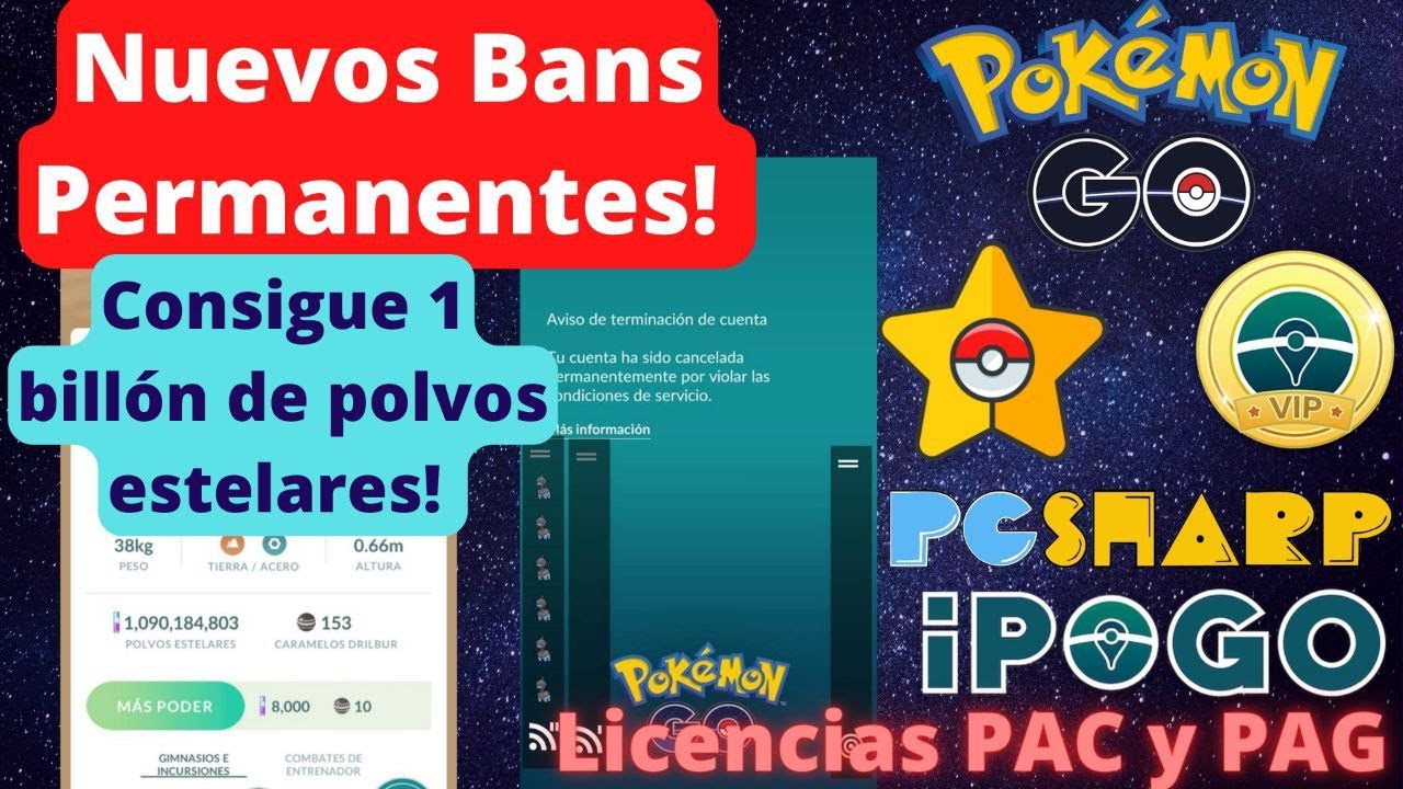🚨⚠️ Bans permanentes en Pokémon GO | Bans iPOGO y PGSHARP | Licencias ...