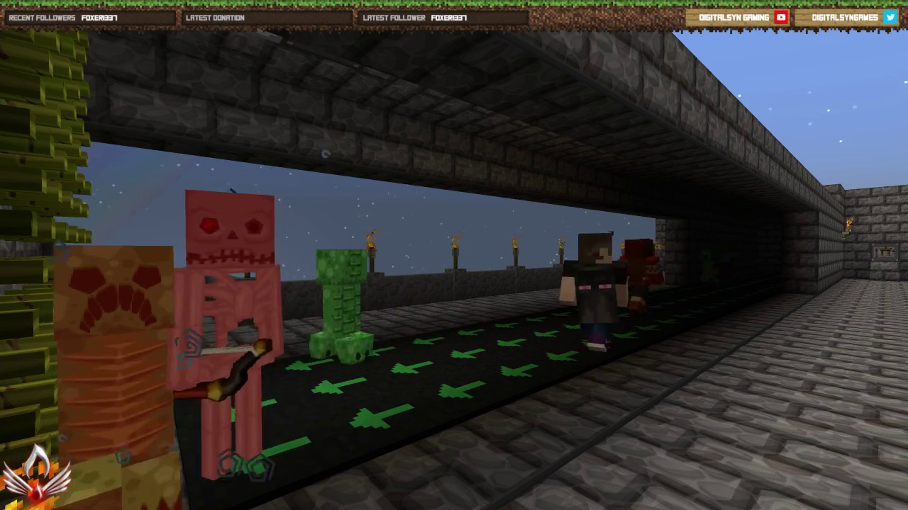 Satisfying Minecraft Mob Spawner Catwalk E2 - YouTube