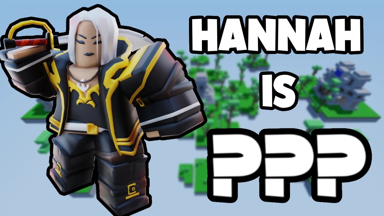 My Explosive Experience With the Hannah Kit | Roblox Bedwars - YouTube