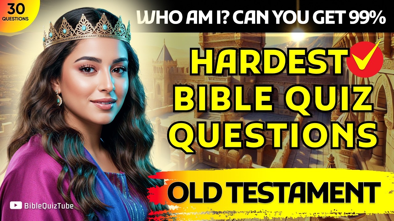THE OLD TESTAMENT BIBLE QUIZ: 30 QUESTIONS & ANSWERS To Test Your Bible ...