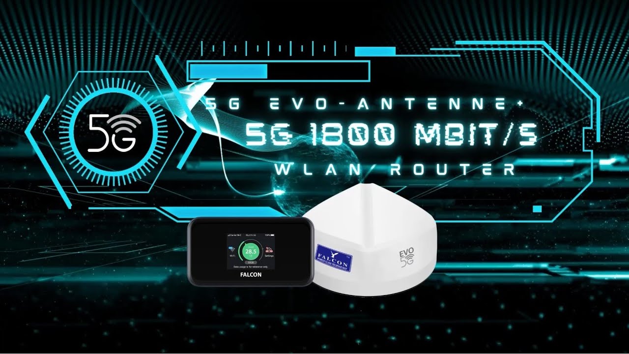 Falcon 5G Evo-Antenne + 1800-Router-Installationsanleitung - YouTube