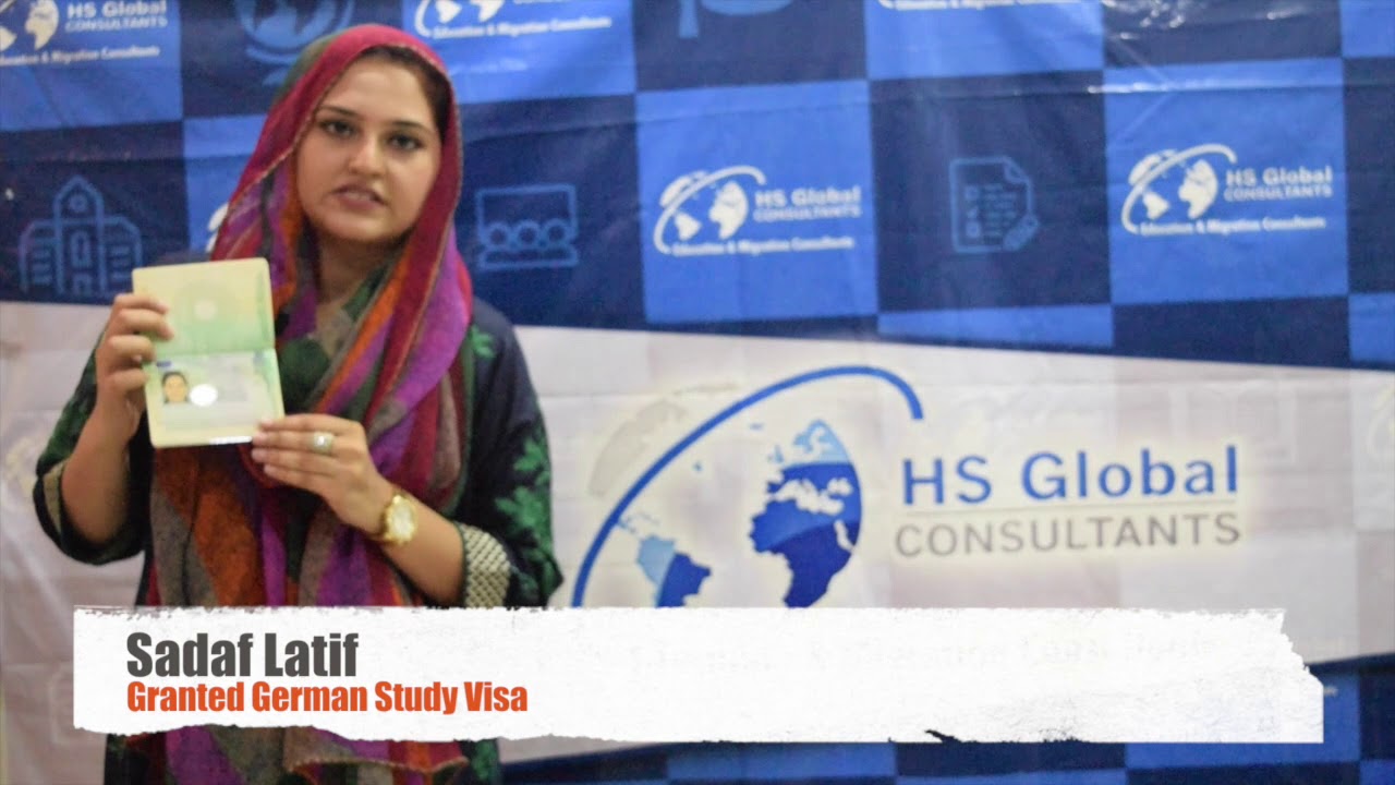 Congratulation to Sadaf Latif for getting Student visa for Germany ...