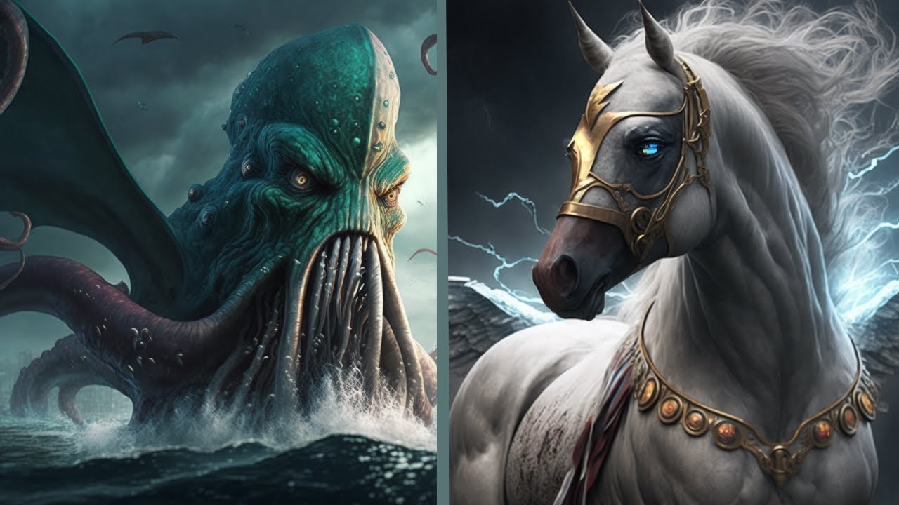 Turning 20 Mythical Creatures Into Super Villains - YouTube