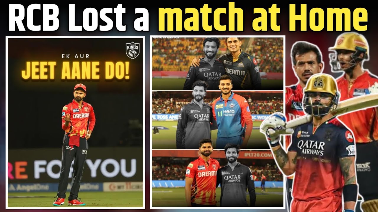 RCB vs PBKS : Punjab Kings Beat RCB at the Chinnaswamy Stadium, RCB ...