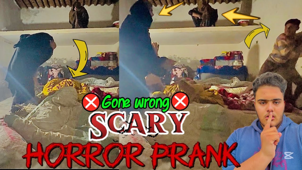 Scary Horror prank with harron | world Scary ghost prank #prank # ...