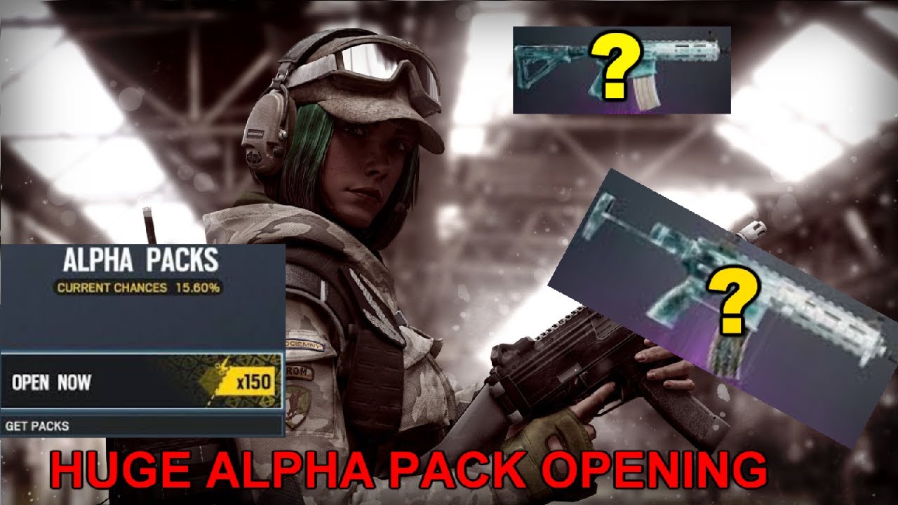 *MASSIVE* 150 ALPHA PACK OPENING-new age gaming r6 alpha pack opening ...